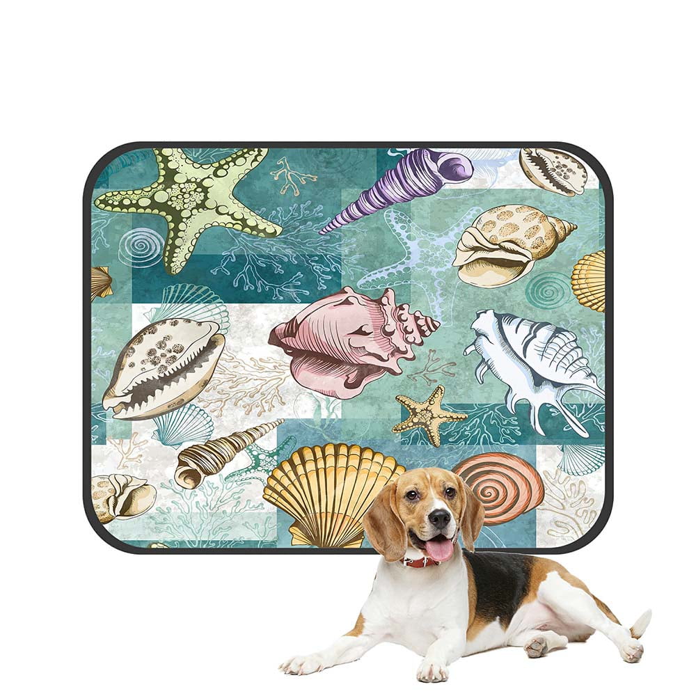 ABPHQTO Colorful Layered Pattern With Seashells Corals And Starfishes ...