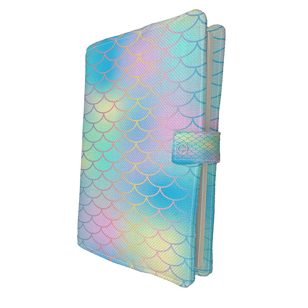 ABPHQTO Fish Scale Magic Mermaid Tail Book Cover Book Protector Book ...