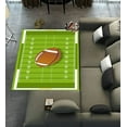 ABPHQTO Football Grass Football Field Area Rugs 5 x 7ft Floor Carpet ...