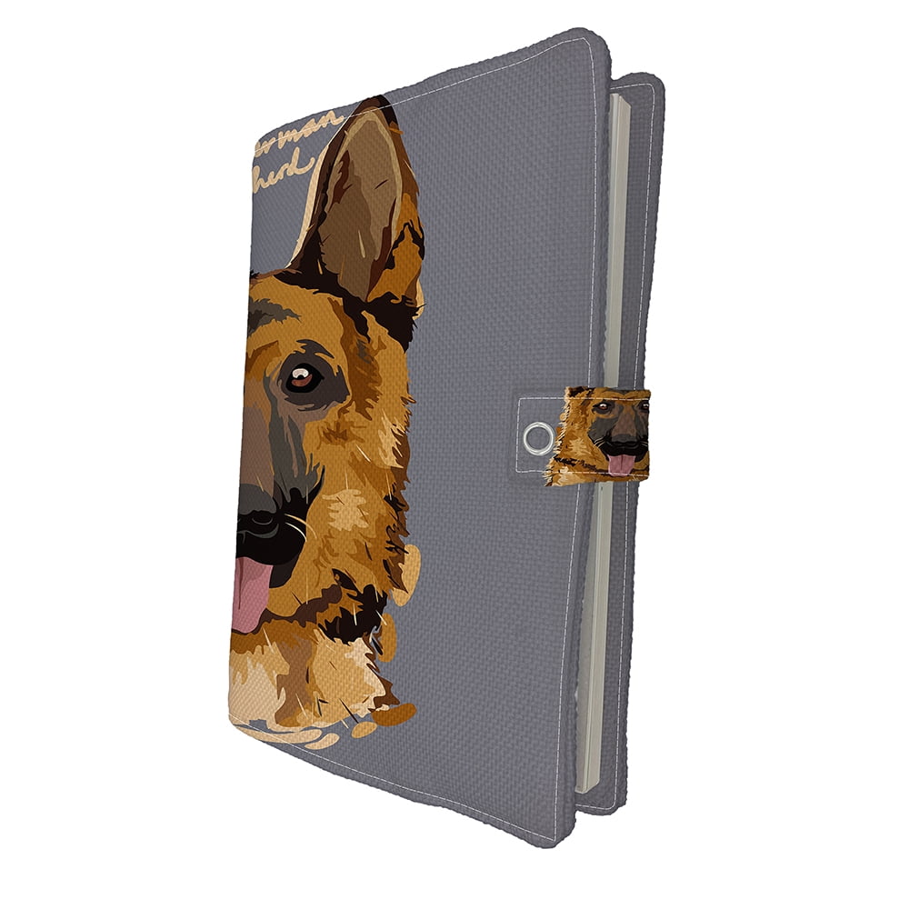 ABPHQTO German Shepherd Painting Poster Book Cover Book Protector Book ...
