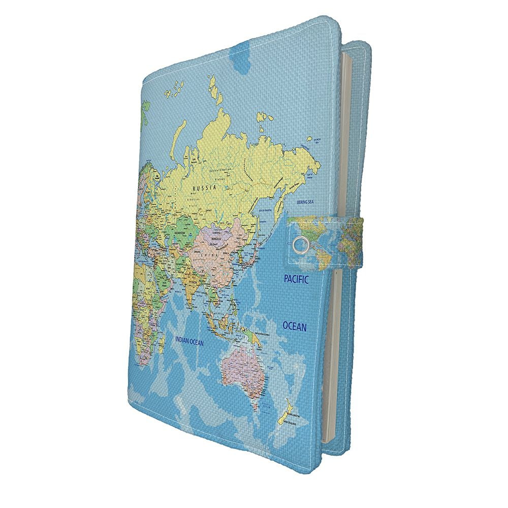 ABPHQTO Highly Detailed Political World Map Labeling Book Cover Book ...