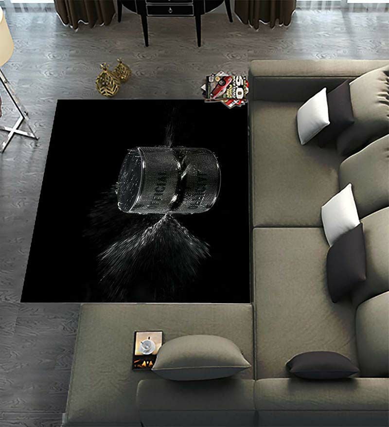 ABPHQTO Hockey Puck Area Rugs 3 x 5ft Floor Carpet Mat for Living ...