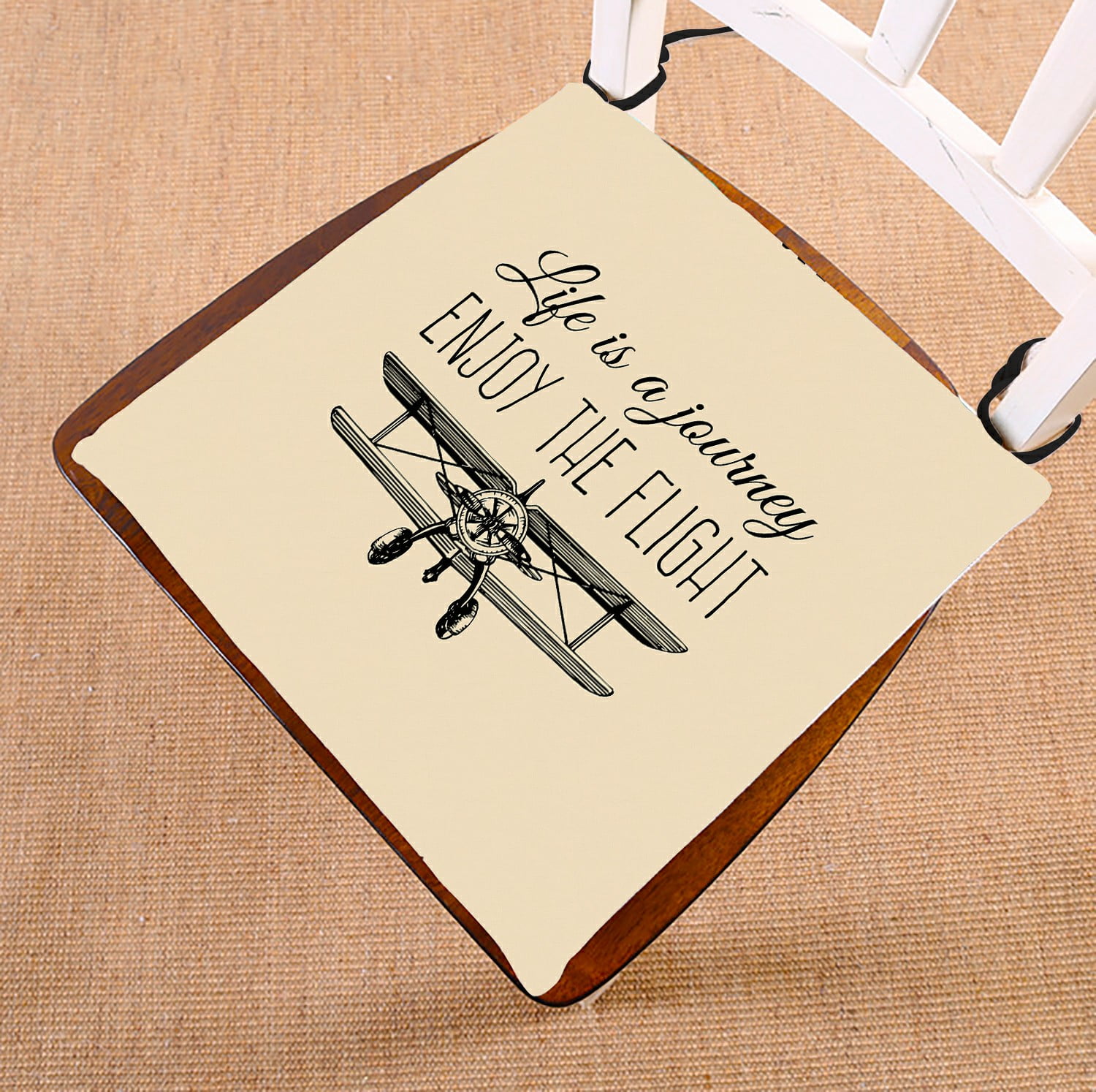 ABPHQTO Life Is Journey Enjoy Flight Motivational Quote Vintage Retro ...