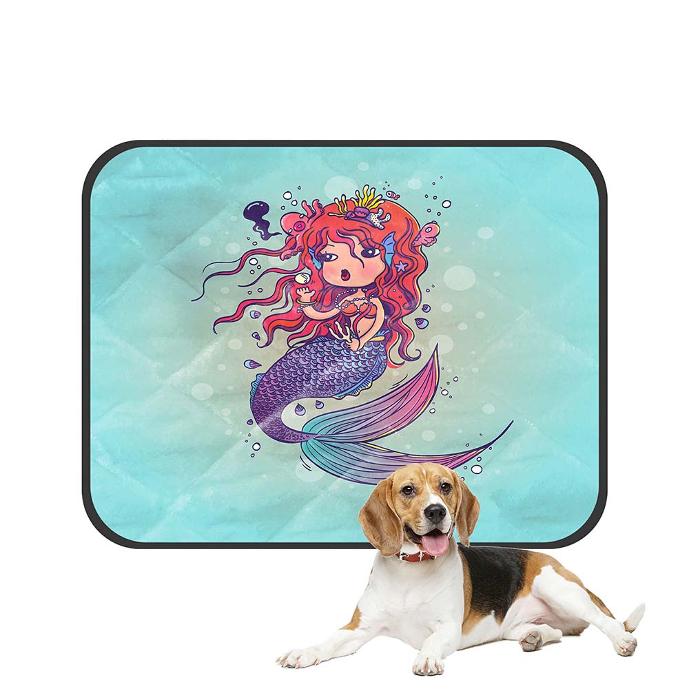 ABPHQTO Little Mermaid Under Sea Doodle Cartoon Character Pet Dog Cat ...