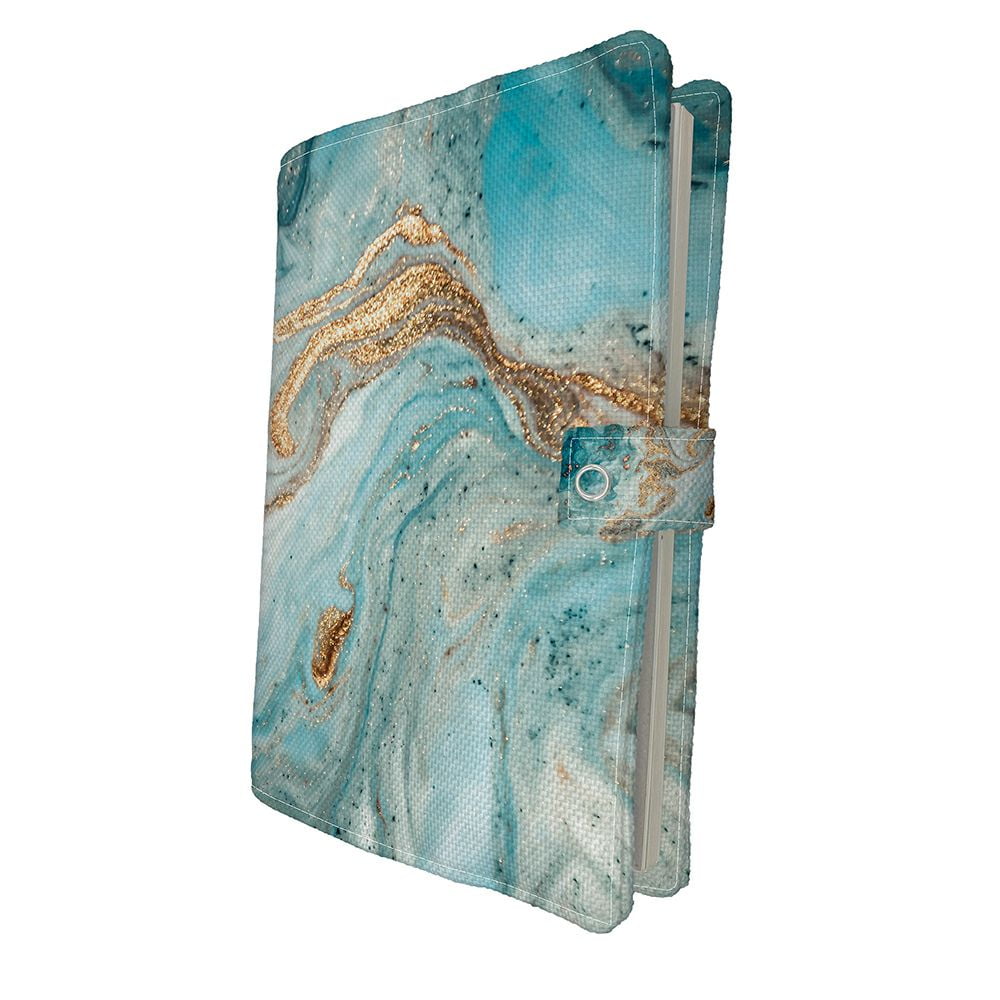 ABPHQTO Marble Texture Eastern Technique Ebru Book Cover Book Protector ...