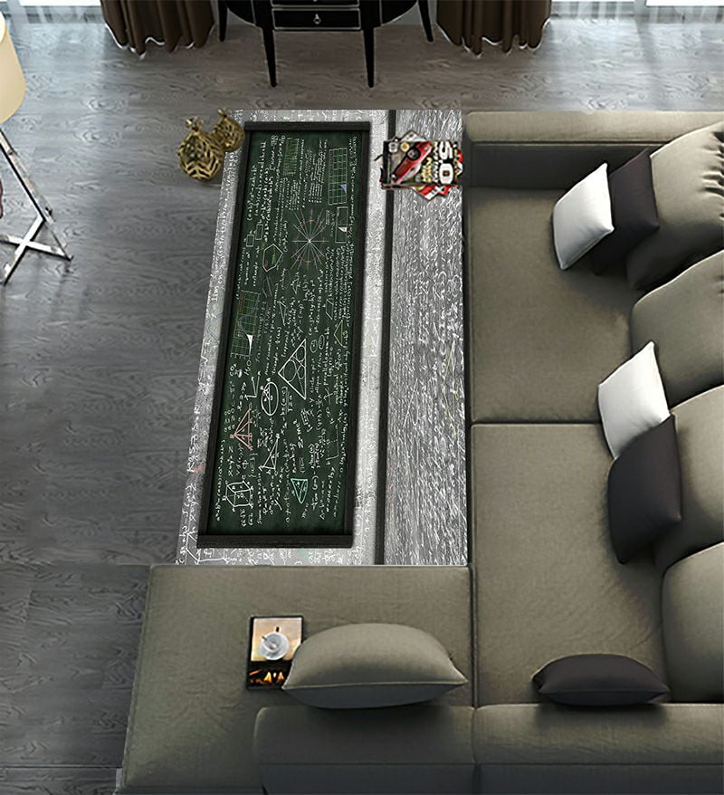 ABPHQTO Maths Formula On Chalkboard In Classroom Runner Rug 3.3 x 7ft ...