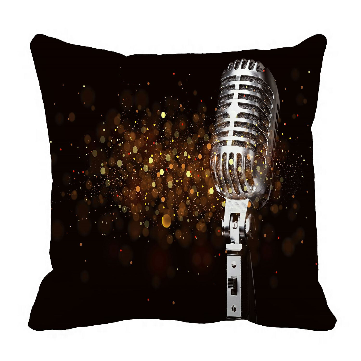 ABPHQTO Microphone Pillow Case Pillow Cover Pillow Protector Two Sides ...