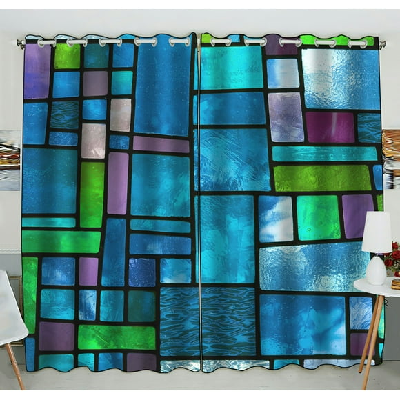 Stained Glass Window Curtains