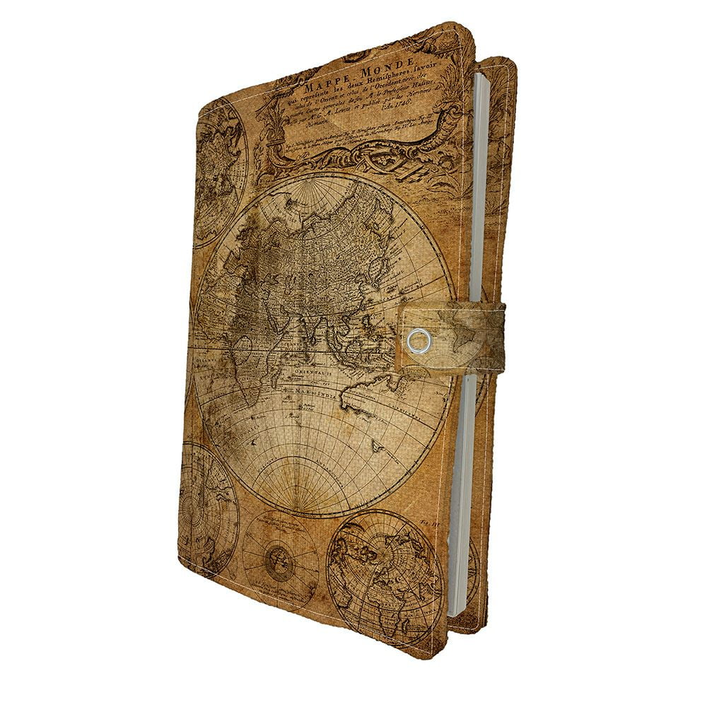 ABPHQTO Old Map Book Cover Book Protector Book Sleeve Book Pouch Book ...