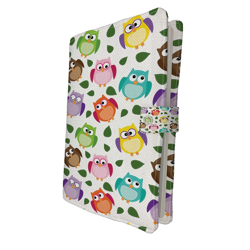 ABPHQTO Owl Leaves Book Cover Book Protector Book Sleeve Book Pouch ...