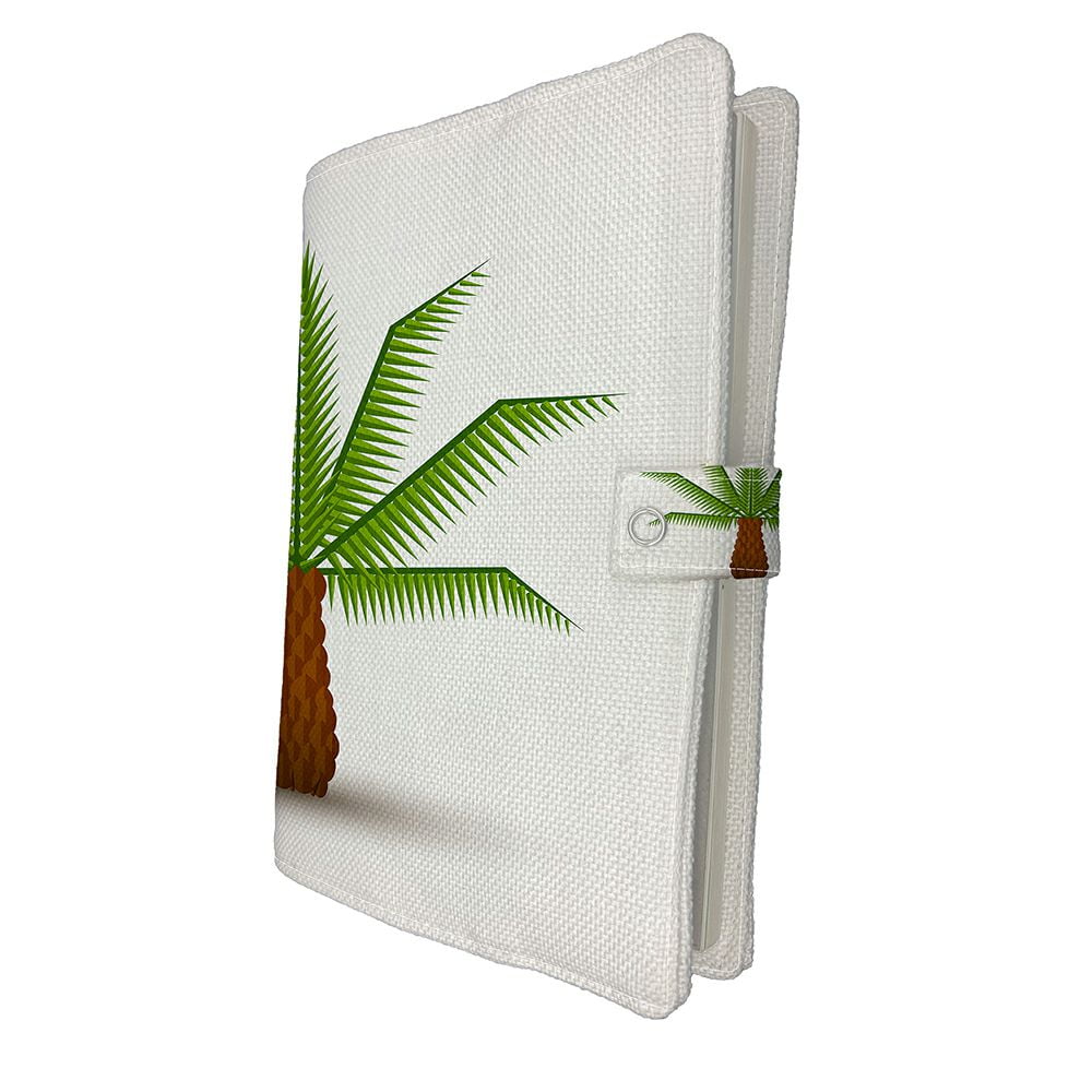ABPHQTO Palm Tree Icon White Book Cover Book Protector Book Sleeve Book ...