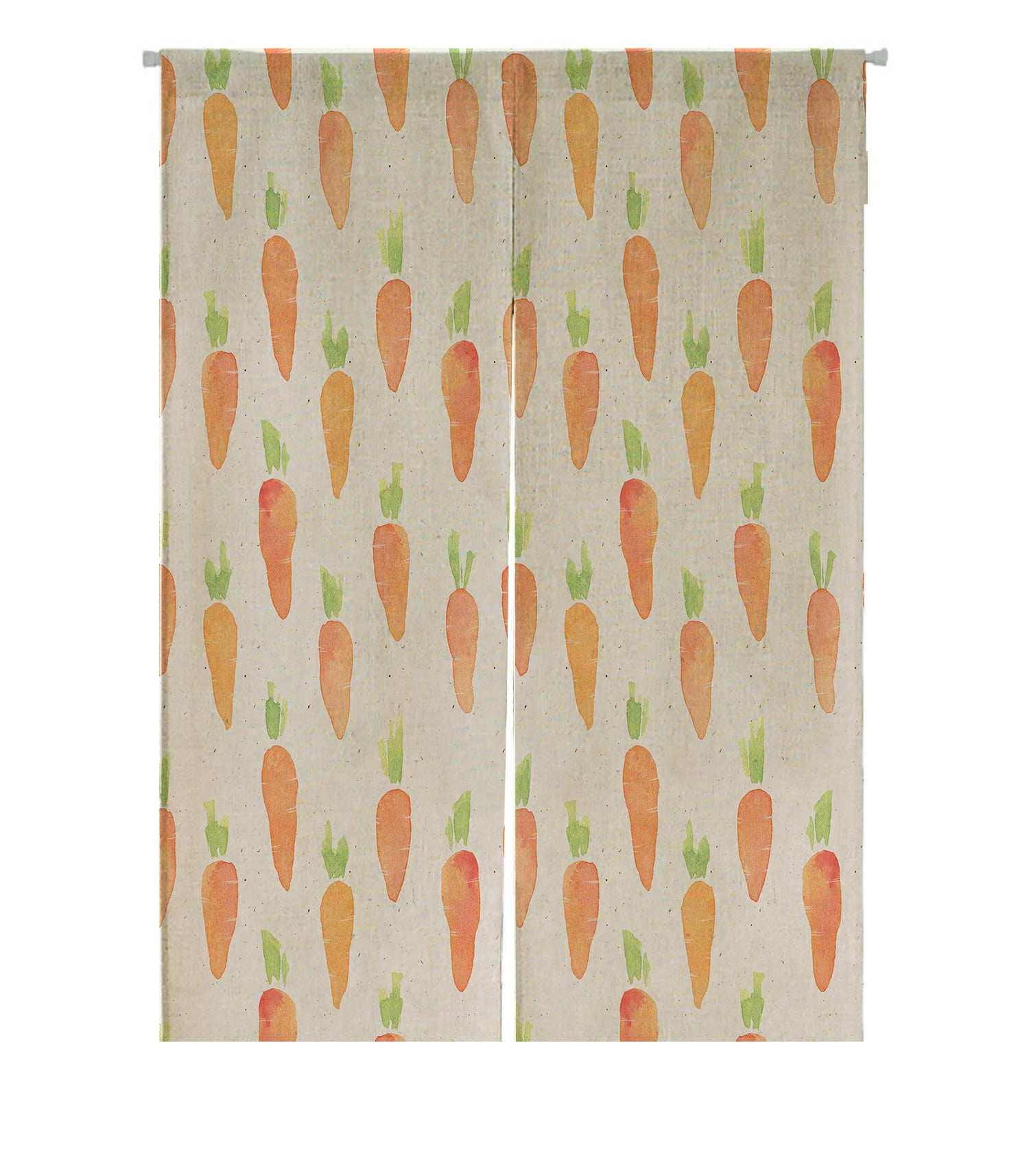 ABPHQTO Paper Texture Cute Carrot Japanese Noren Curtain Doorway Door ...