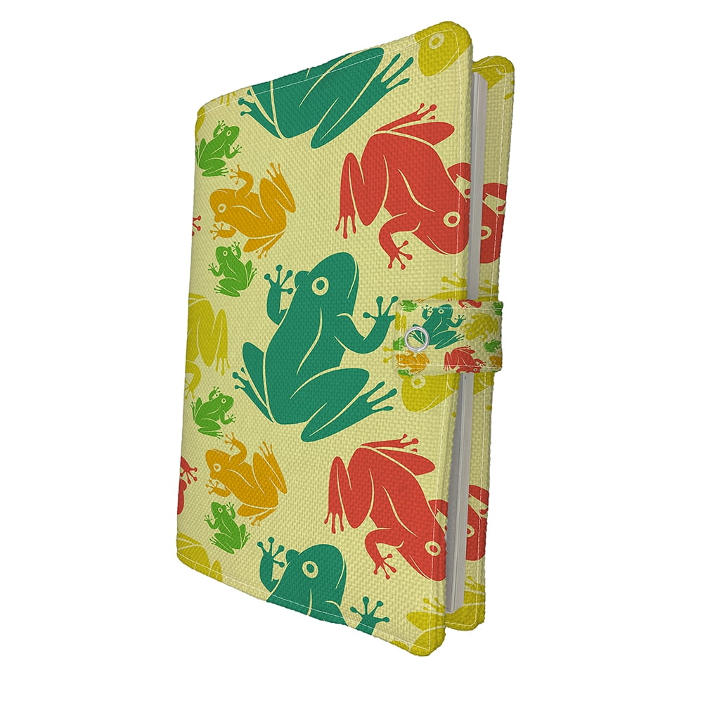 ABPHQTO Pattern Of Frogs Book Cover Book Protector Book Sleeve Book ...