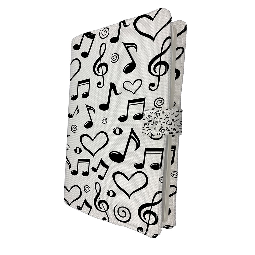 ABPHQTO Pattern Of Musical Notes Book Cover Book Protector Book Sleeve ...