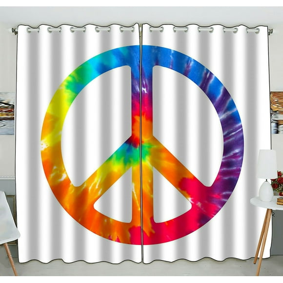 Peace Sign Curtains