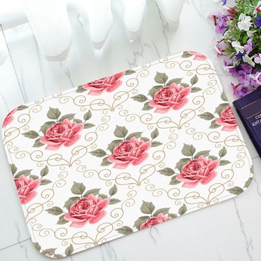 SAFAVIEH Classic Vintage Morven Floral Polyester Area Rug, Beige/Red, 5 ...