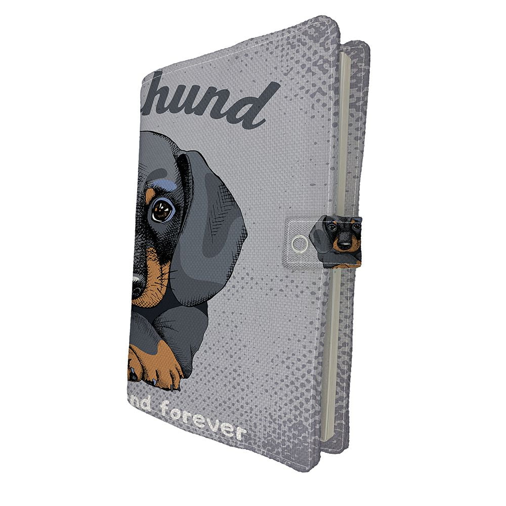 ABPHQTO Poster Portrait Dog Dachshund Book Cover Book Protector Book ...