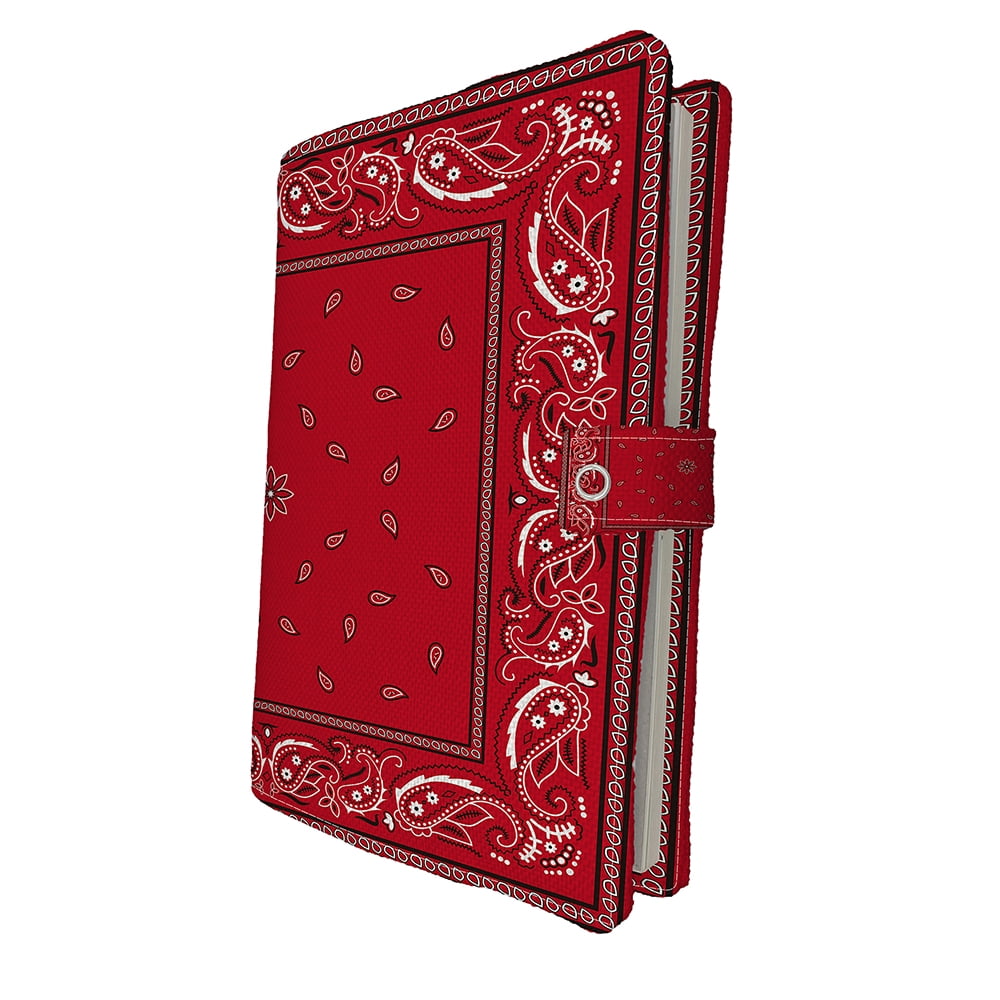 ABPHQTO Red Bandana Book Cover Book Protector Book Sleeve Book Pouch ...