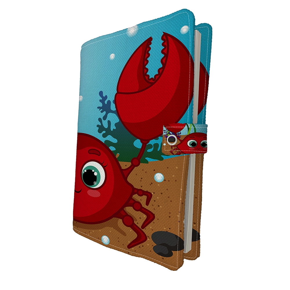 ABPHQTO Red Sweet Crab Character Underwater World Smiling Crab Book ...