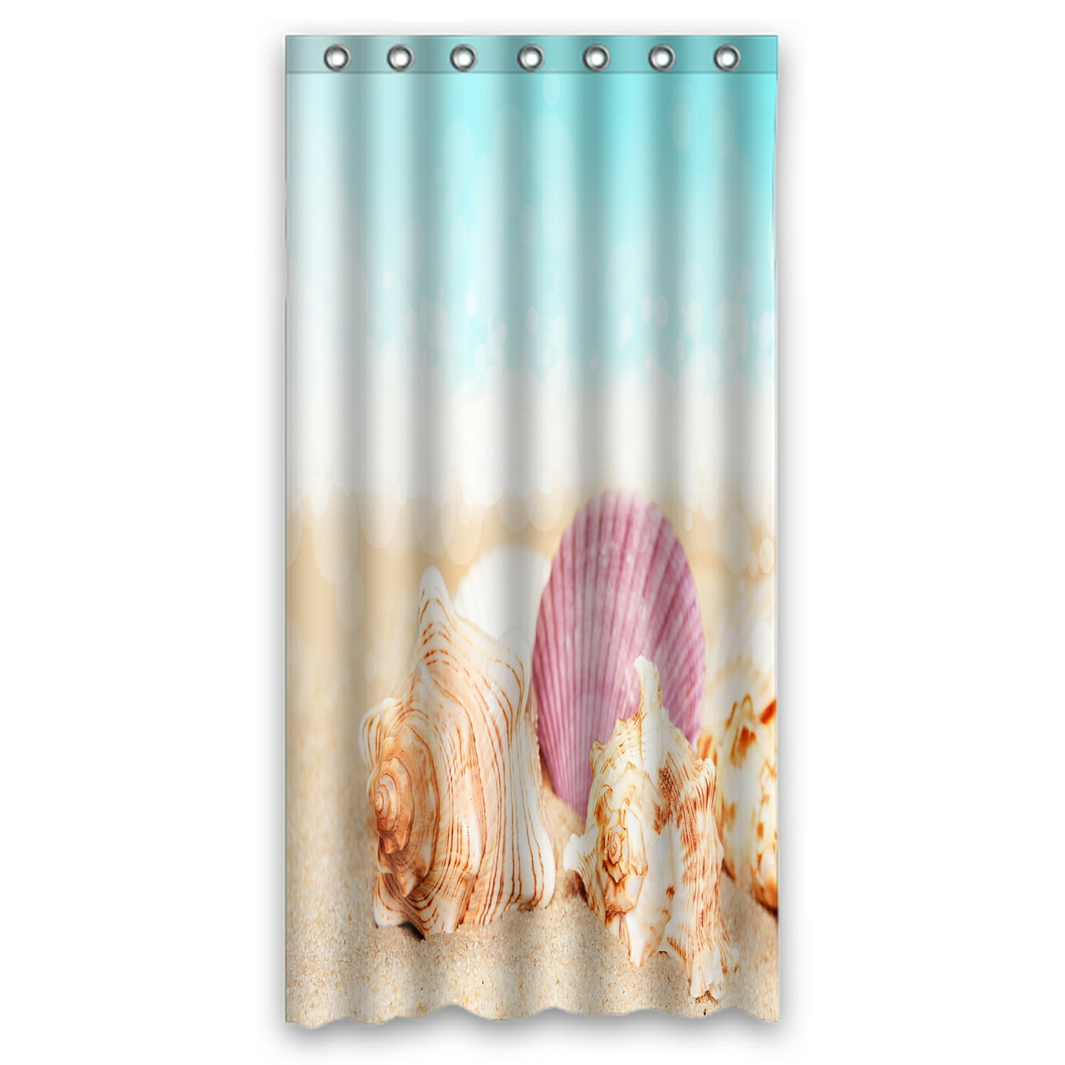 ABPHQTO Sea Shells Sand Ocean Summer Beach Waterproof Polyester Shower ...