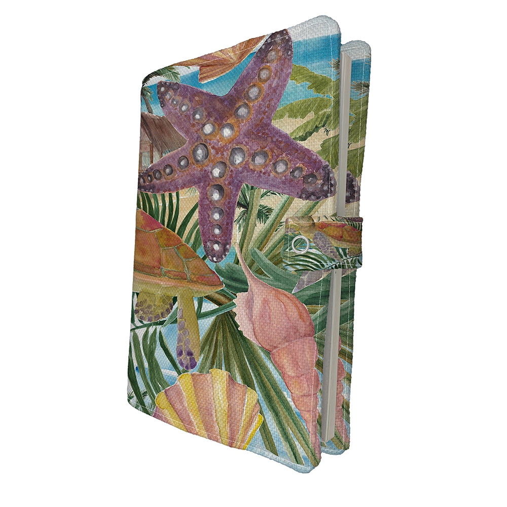 ABPHQTO Sea Turtles Seastar Seashells Beach Palm Trees Marine Book ...