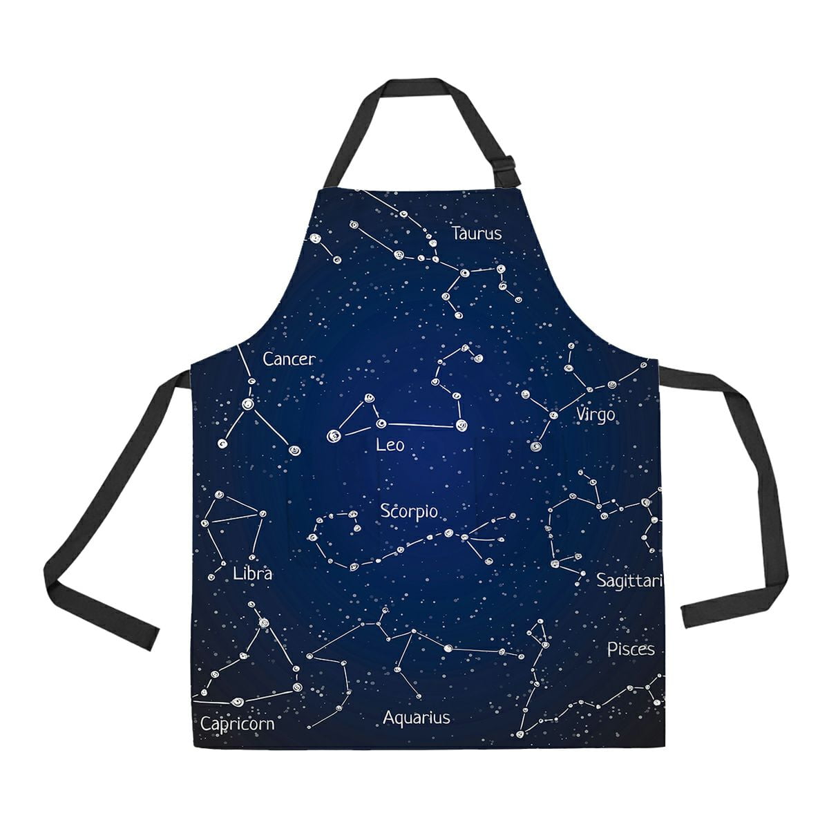 ABPHQTO Set Zodiac Constellations Space Stars Apron Home Kitchen Apron ...