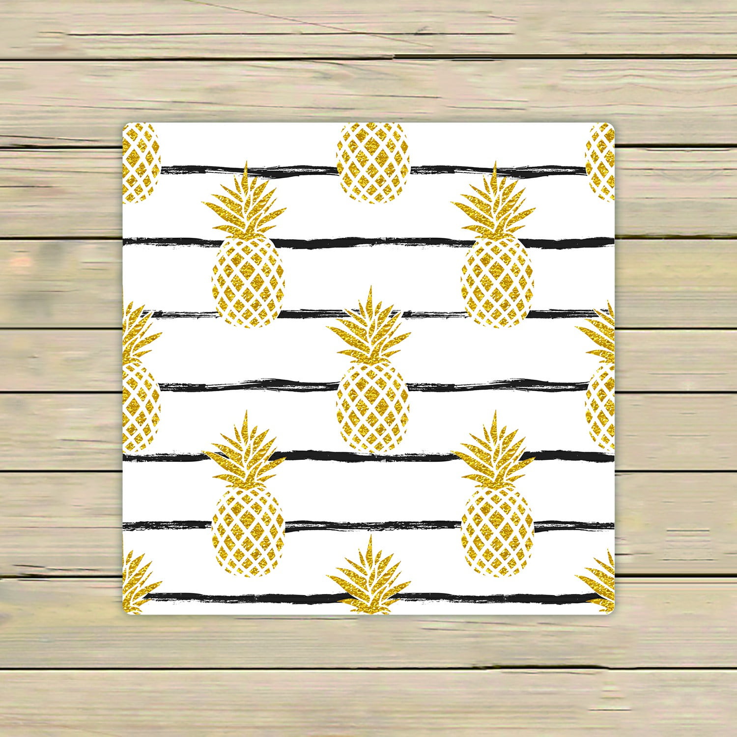 ABPHQTO Summer Gold Pineapple Towels Beach Bath Pool Sprot Travel Hand ...