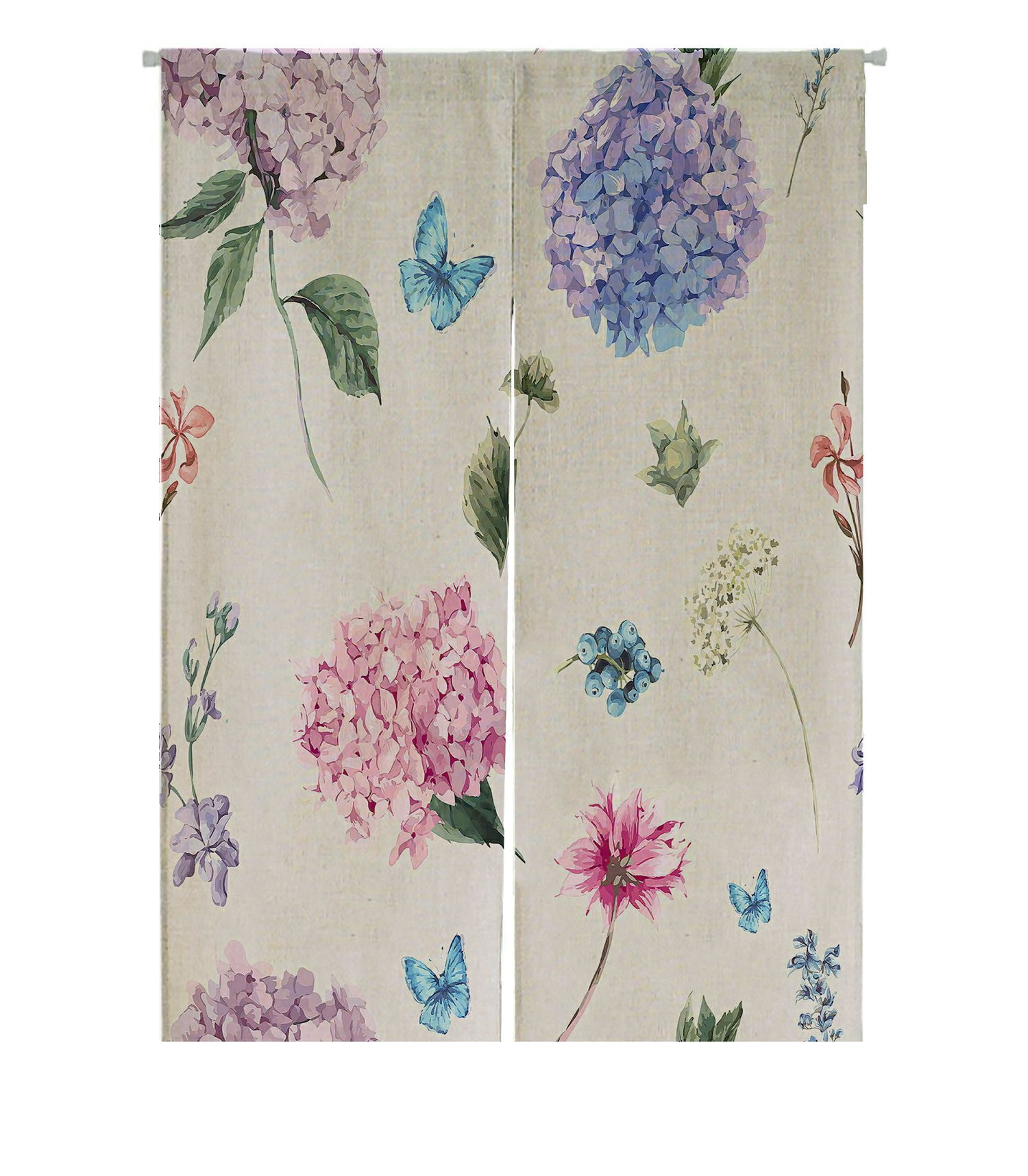 ABPHQTO Summer Vintage Floral Blooming Hydrangea Garden Flowers ...