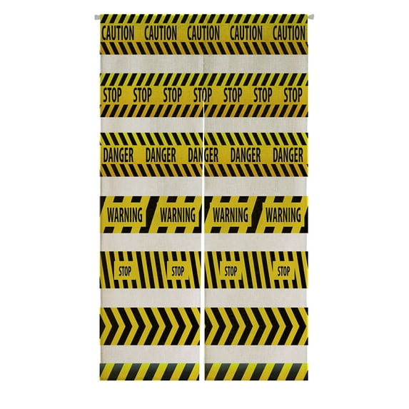 ABPHQTO Tape Caution Danger Yellow Police Line Warning Tape Danger Tape ...
