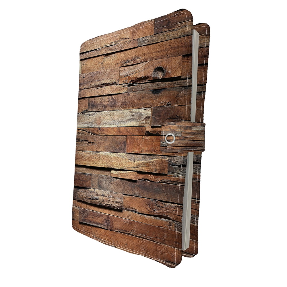 ABPHQTO Timber Wood Wall Book Cover Book Protector Book Sleeve Book ...