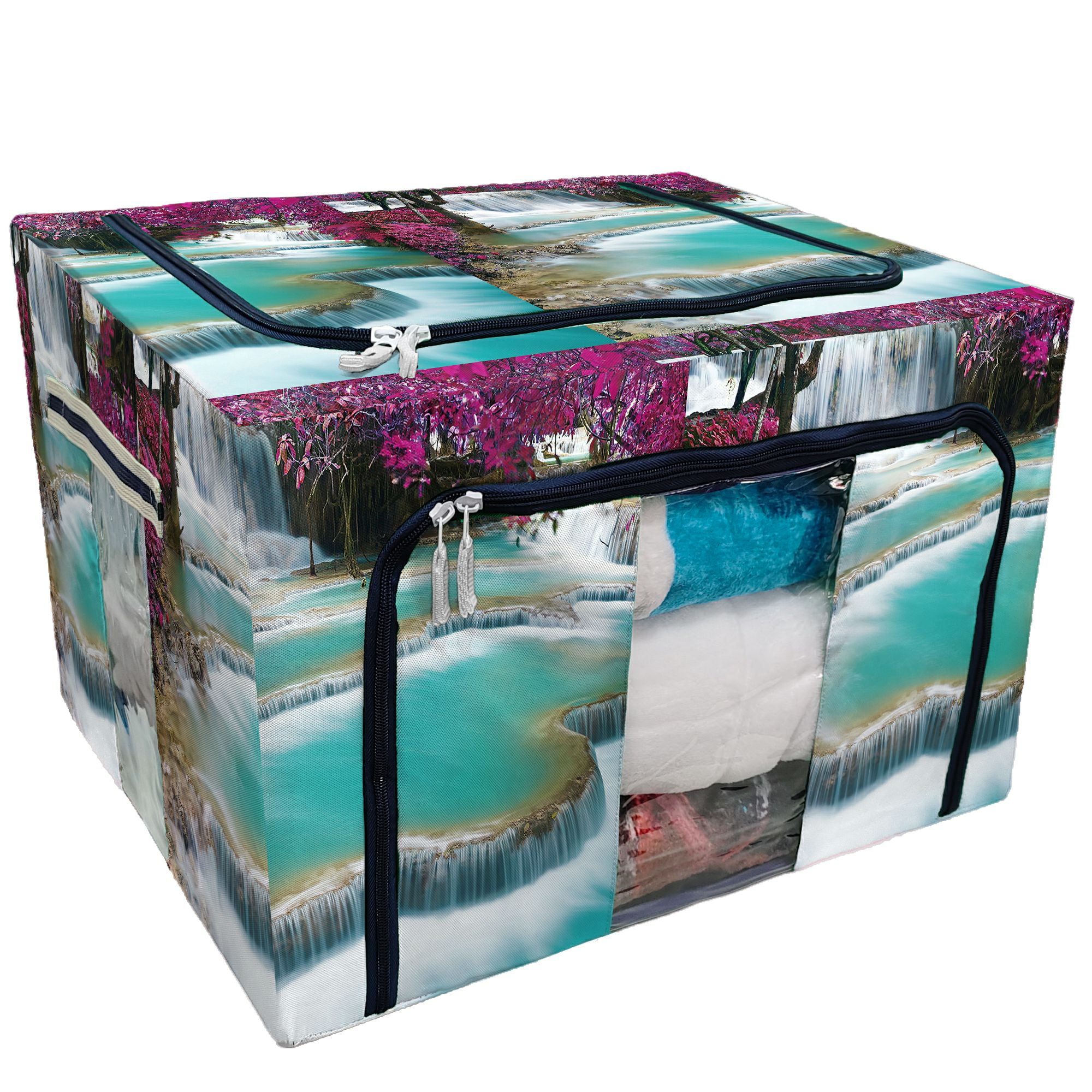 ABPHQTO Turquoise Water Kuang Si Waterfall Storage Bag Clear Window ...