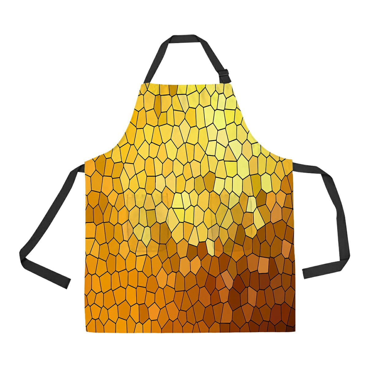 ABPHQTO Unique Modern Shiny Gold Mosaic Texture Apron Home Kitchen ...