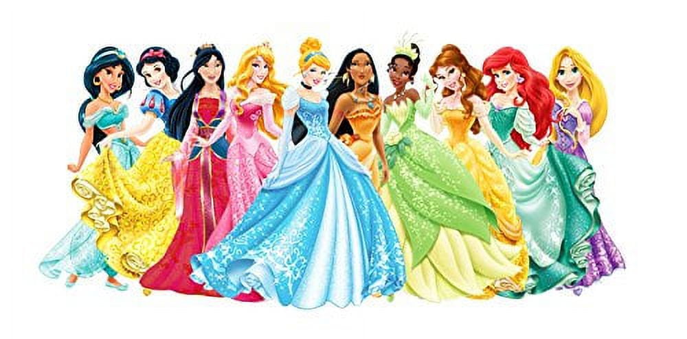 ABPID04888 Disney Princess 1/4 Sheet Edible Photo Birthday Cake Topper ...
