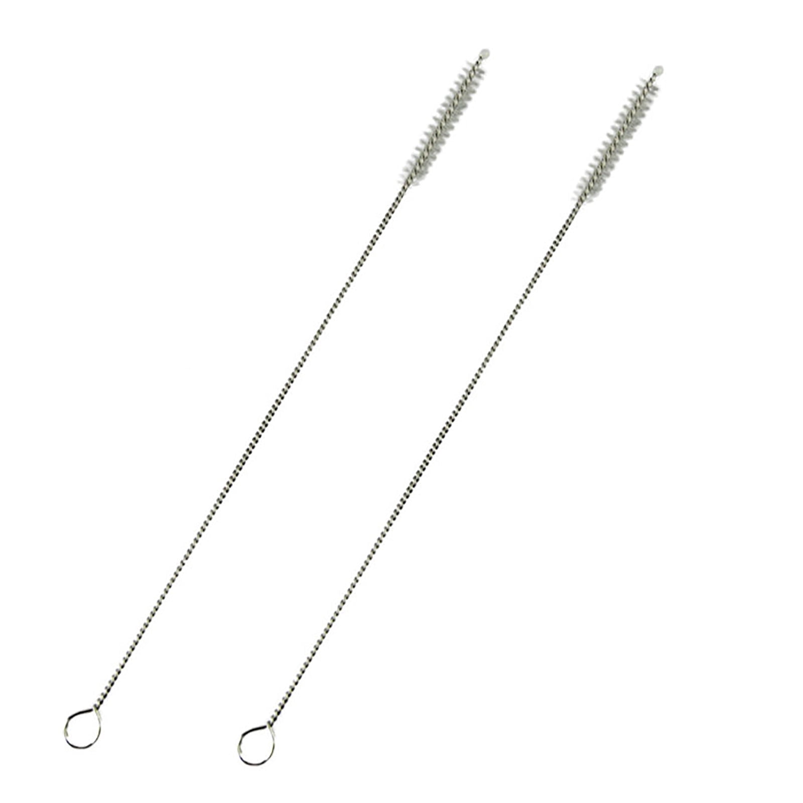 ABPWLY 2 Pcs Stainless Steel Straw Cleaner Brush Pipe Tube Cleaner ...