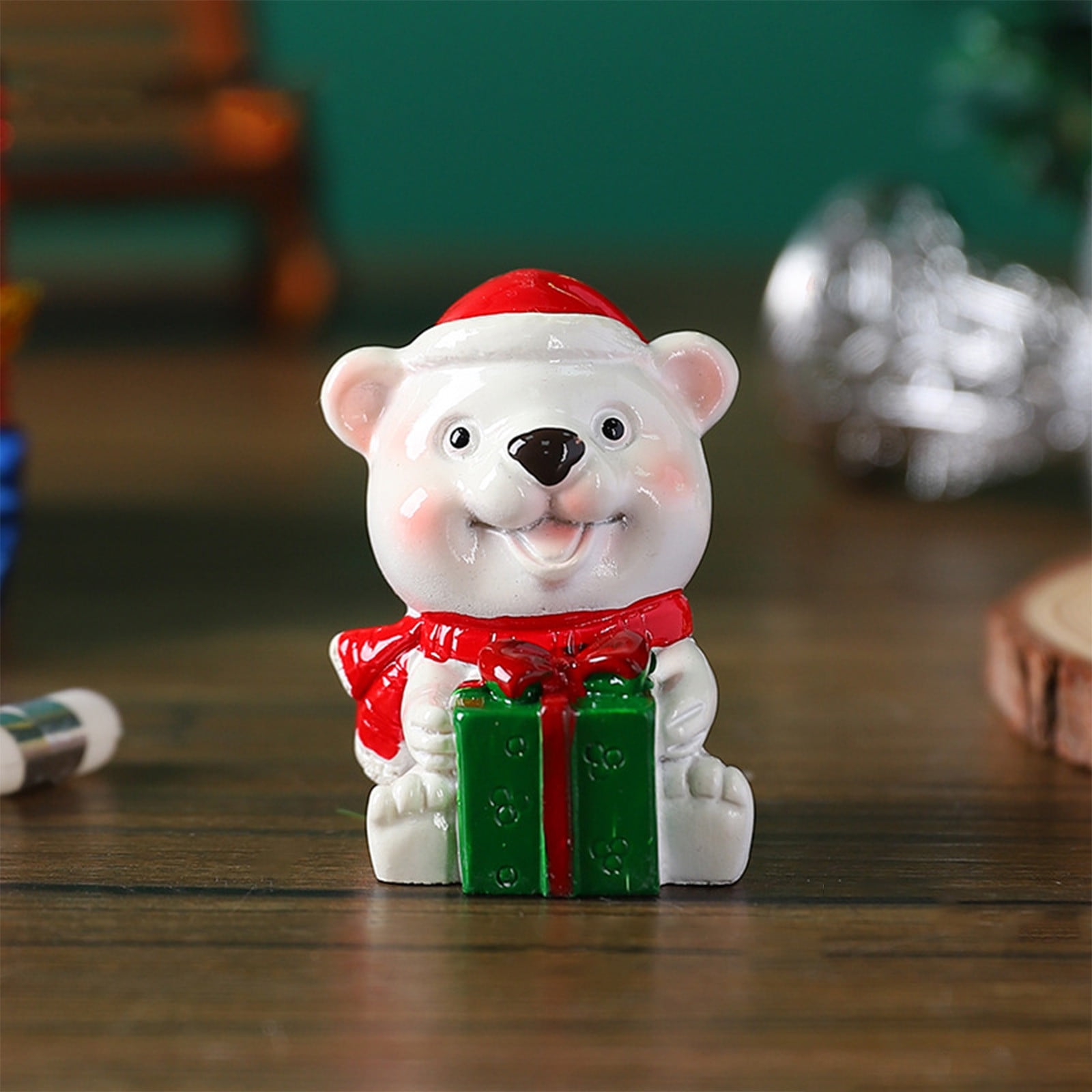 MORESEC XUld Home Christmas Resin Ornaments Cartoons Cute Modeling ...
