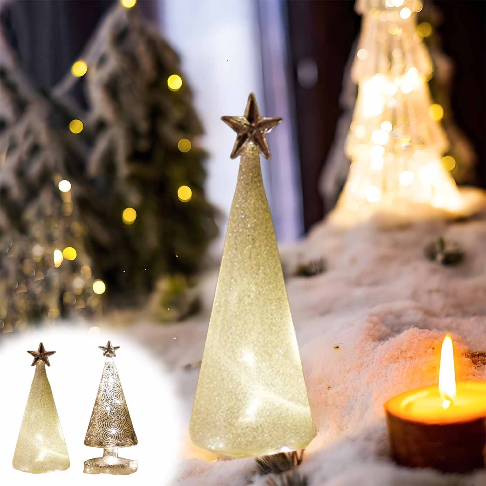 ABPWLY Home European Style Christmas Glass Lights Wedding Decor Battery ...