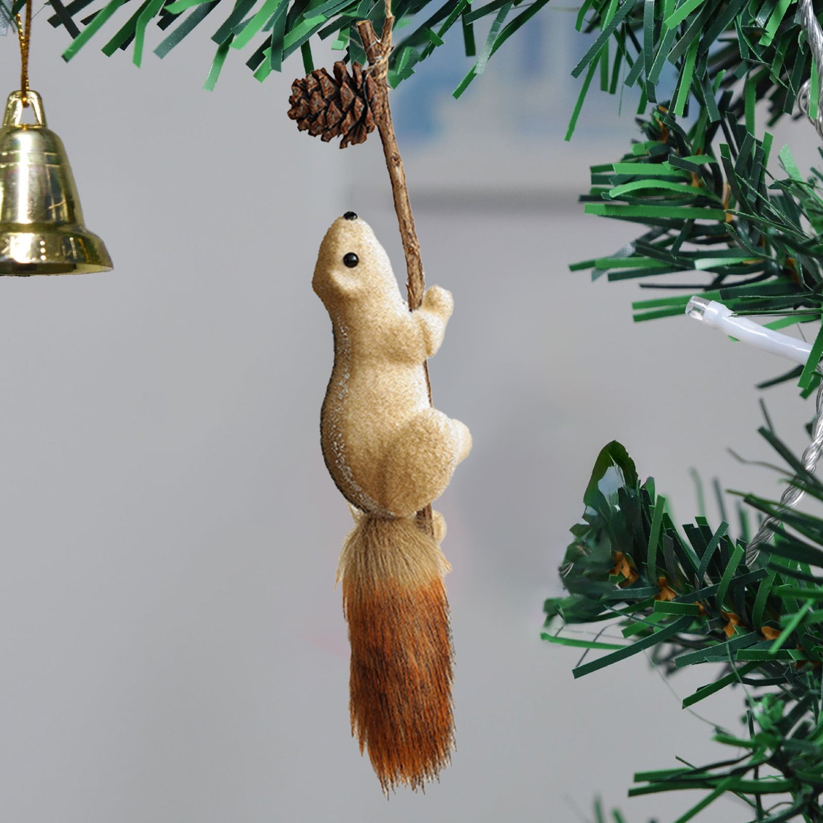 ABPWLY Home Mini Christmas Tree Decoration Cute Squirrel Hanging ...