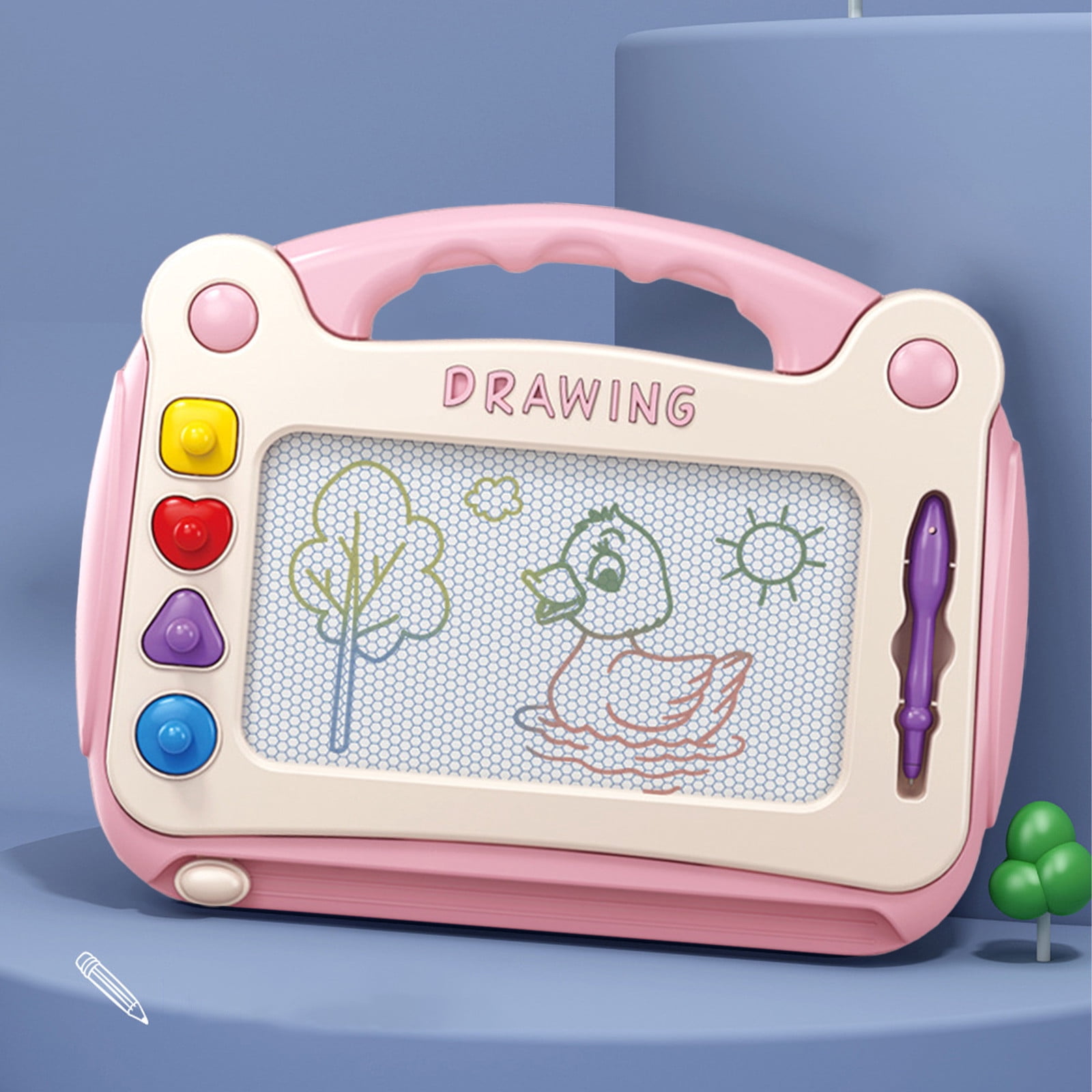 ABPWLY Magnetic Drawing Board Kids Toys with 4stamps + 1 Pencil ...