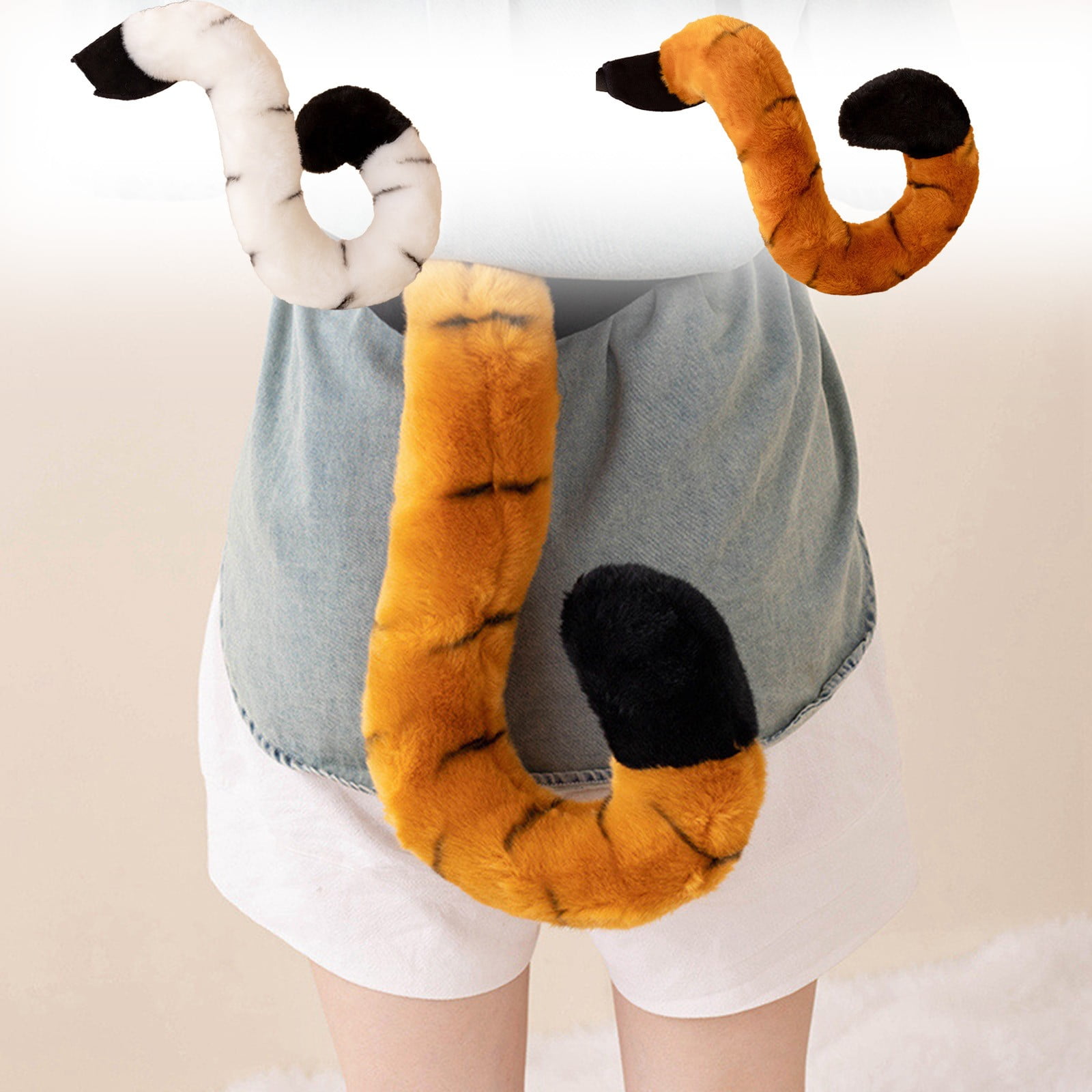 ABPWLY Toys 14-Inch Animal Tail Role-Play Toy - Fluffy Costume ...