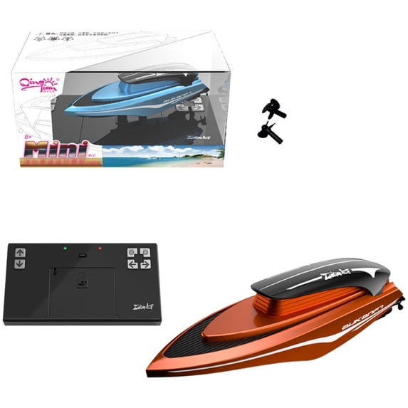 ABPWLY Toys 2.4G Remote Control Speedboat 20km/h Rechargeable RC Racing ...