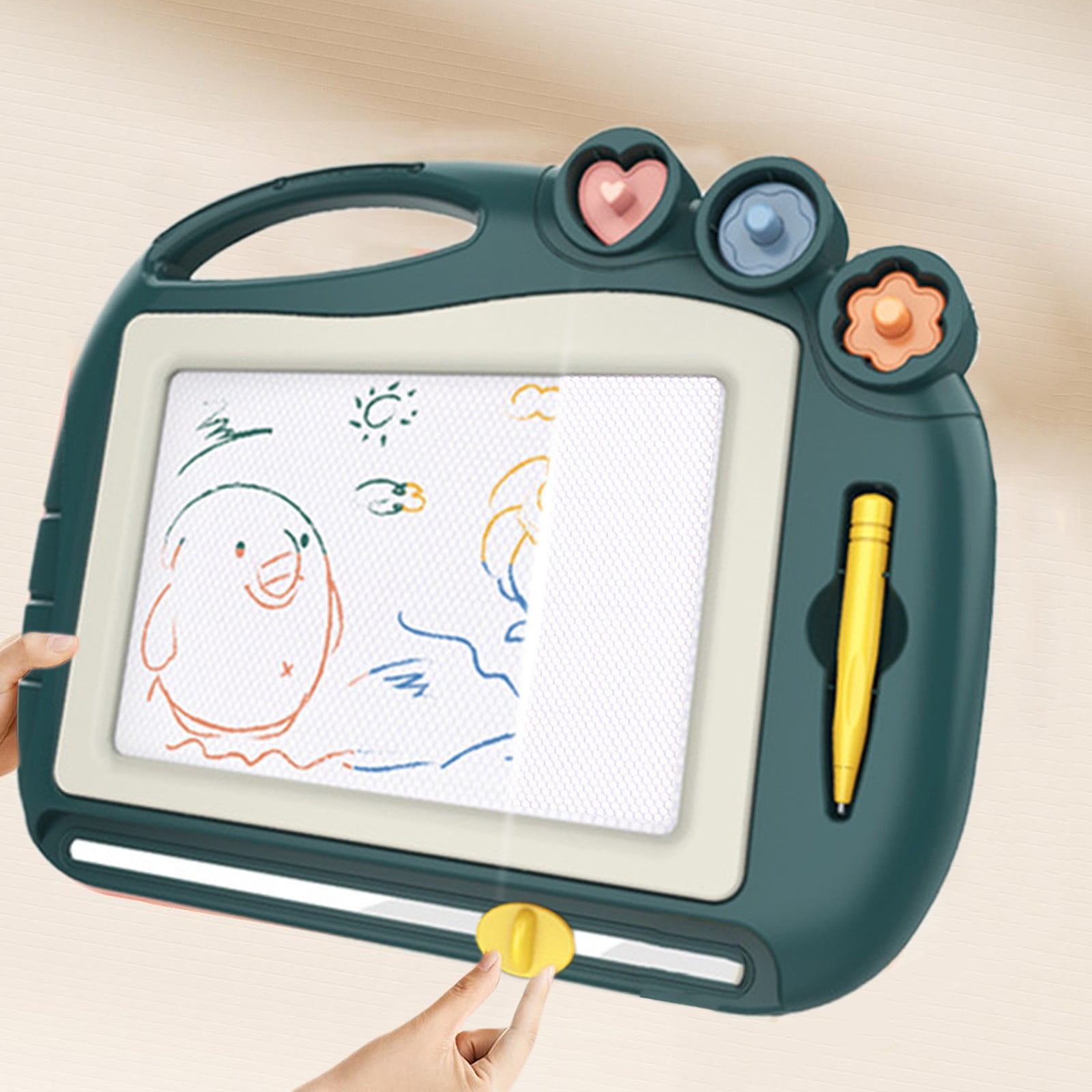 ABPWLY Toys Childrens Colored Magnetic Drawing Board Kid Kindergarten ...