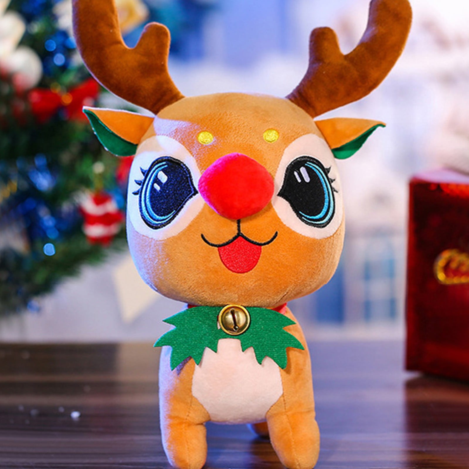 ABPWLY Toys Christmas Themed Plush Toy Stuffed Soft Pillow Holiday ...