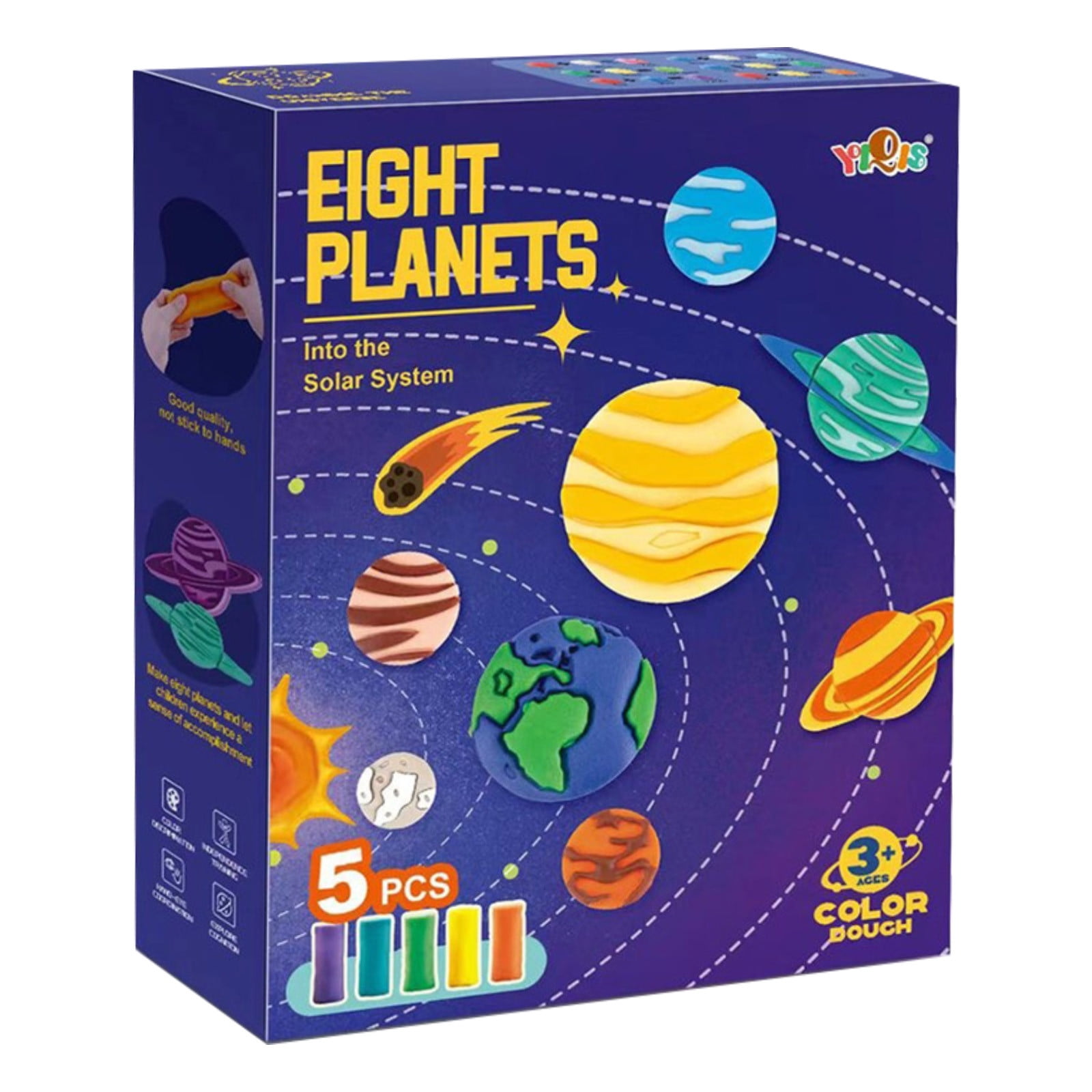 ABPWLY Toys Colorful Dough Set for Kids 3 4 Years World Map Continents ...