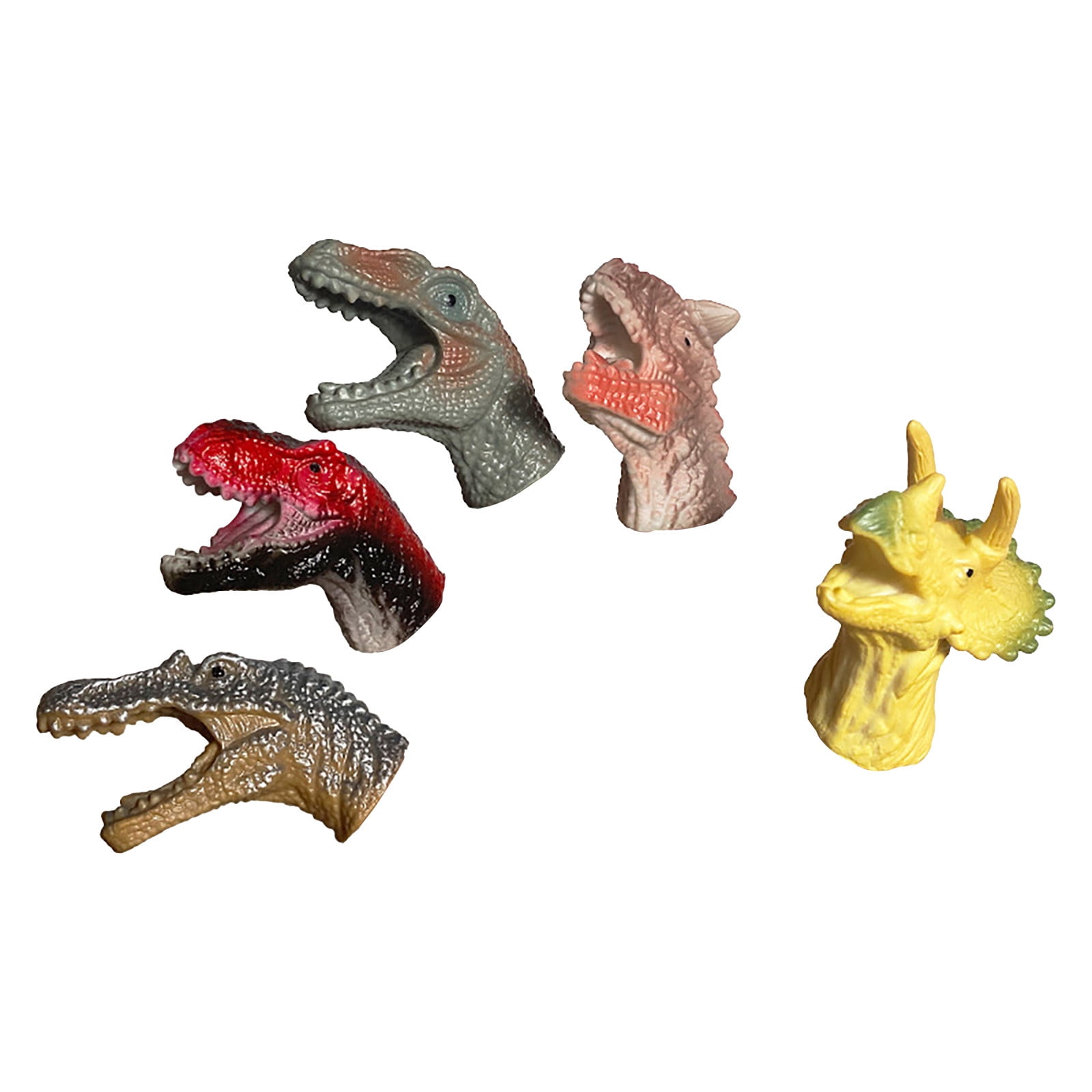 ABPWLY Toys Dinosaur Finger Puppet Set Hand Toy Educational Story ...
