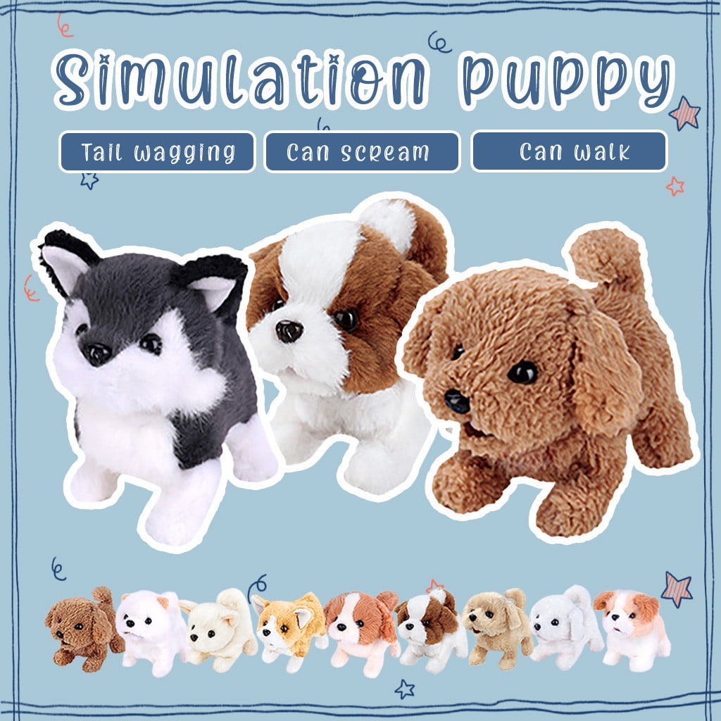 ABPWLY Toys Electronic Pet Dog Simulation Toy Will Bark and Walk Puppy ...