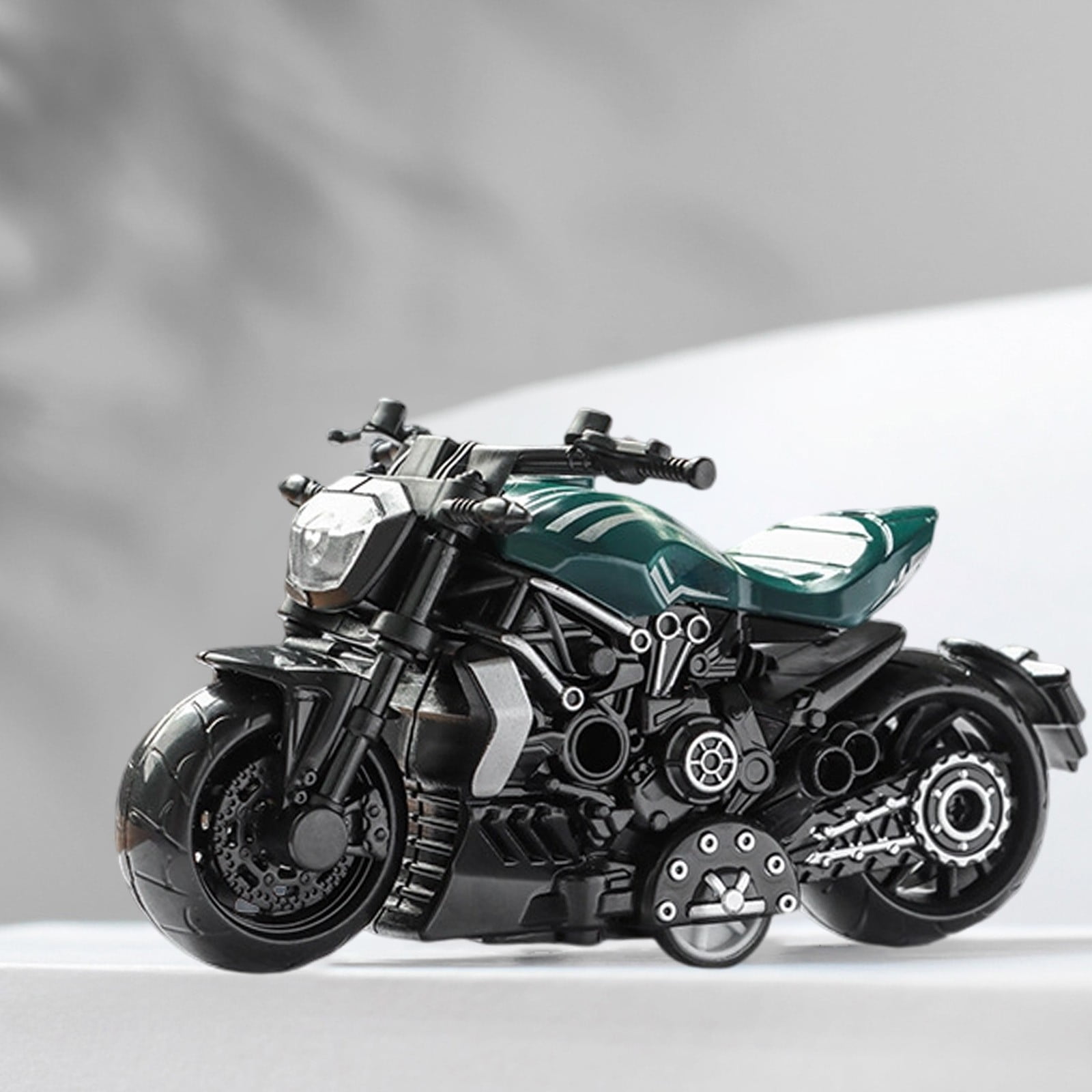 ABPWLY Toys Inertia Powered Motorcycle Toy with Movable Parts Friction ...