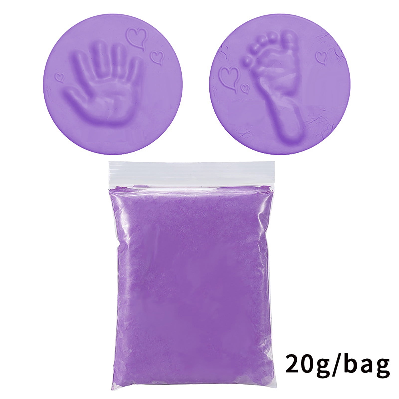 ABPWLY Toys Kid Drying Soft Clays Handprint Imprint Casting Toys 20g ...