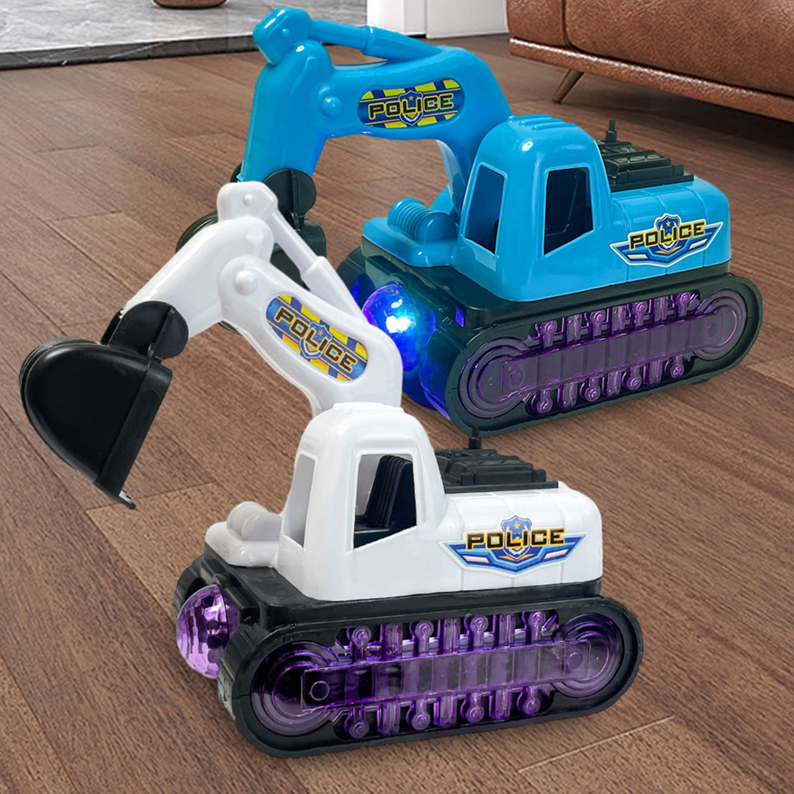 ABPWLY Toys Kids Simulation Excavator Toy with Light and Sound Remote ...
