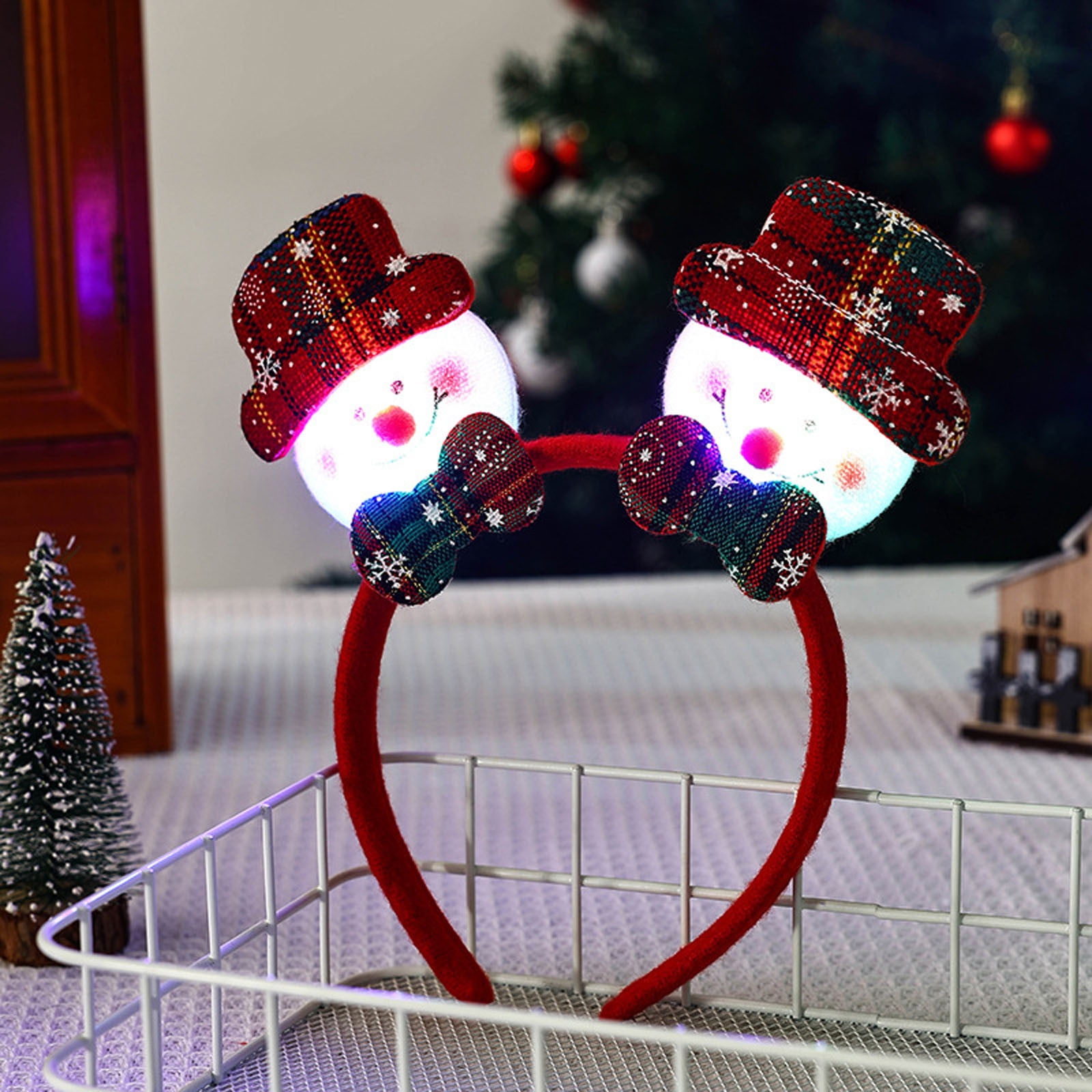 ABPWLY Toys Light Up Santa Claus Headband for Christmas Party ...