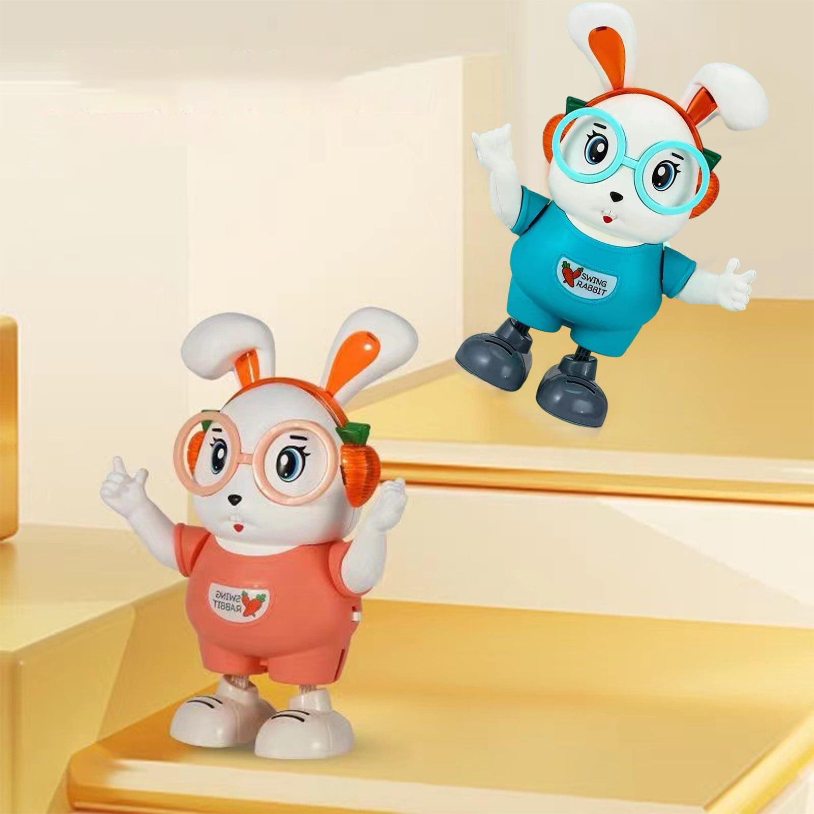 ABPWLY Toys Little Cute Singing and Dancing Robot Toy with Light Music ...